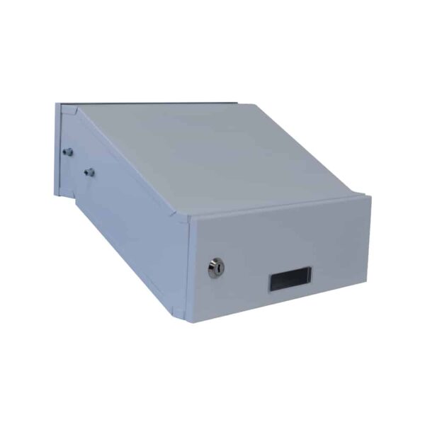 Through Wall Letterbox Locking Weatherproof Galvanised Steel - SM