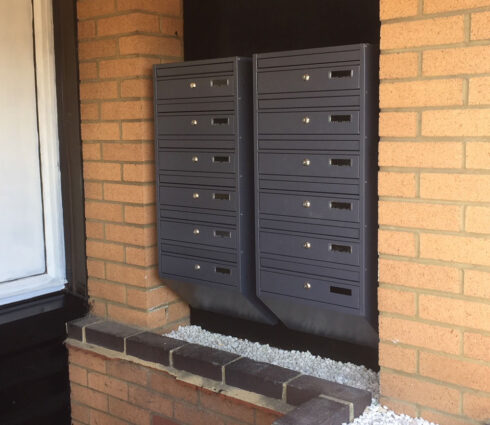 Wall Mounted Post Boxes for Flats Locking Galvanised Steel - Urban Easy ...