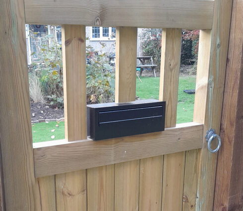 Gatehouse W3-2 Post Box For Gates & Fences Rear Access | Post Boxes For ...