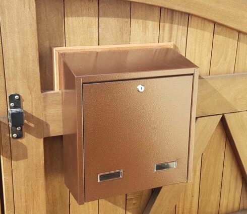 Gatehouse W3-4 Large Gate Letterbox Rear Access With Trim | Post Boxes ...