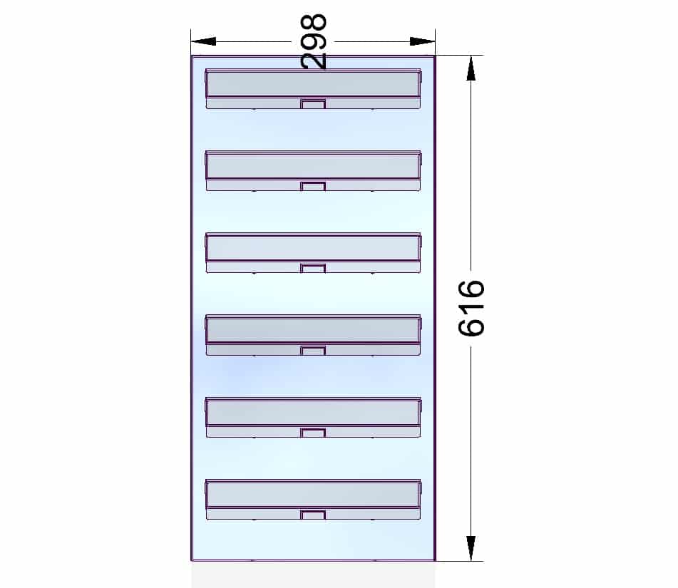 Urban Easy E6 Multiple Rear Retrieval Post Box | Post Boxes For Sale