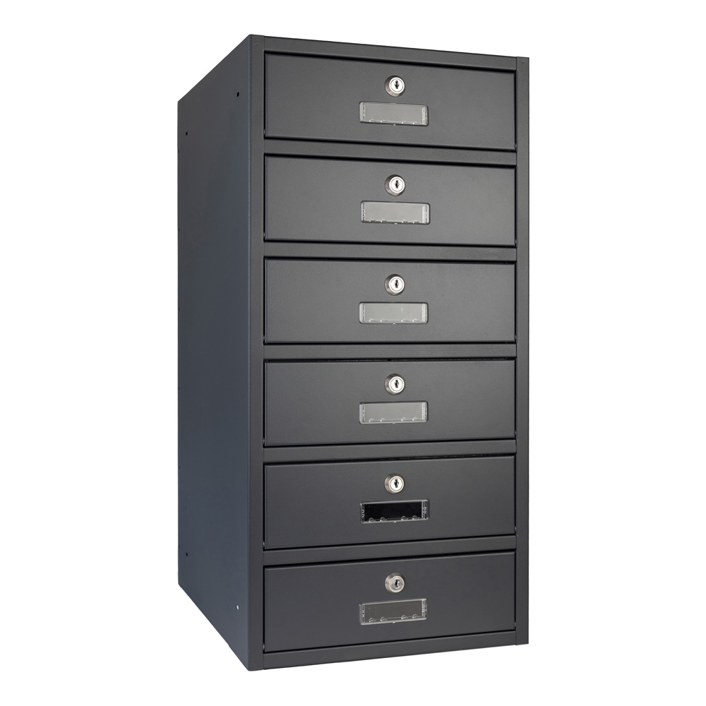 Rear Access Post Box for Flats Internal or External Locking Galvanised ...