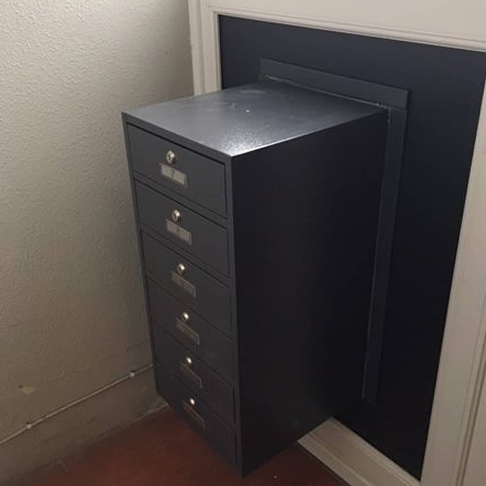 Rear Access Post Box for Flats Internal or External Locking Galvanised ...