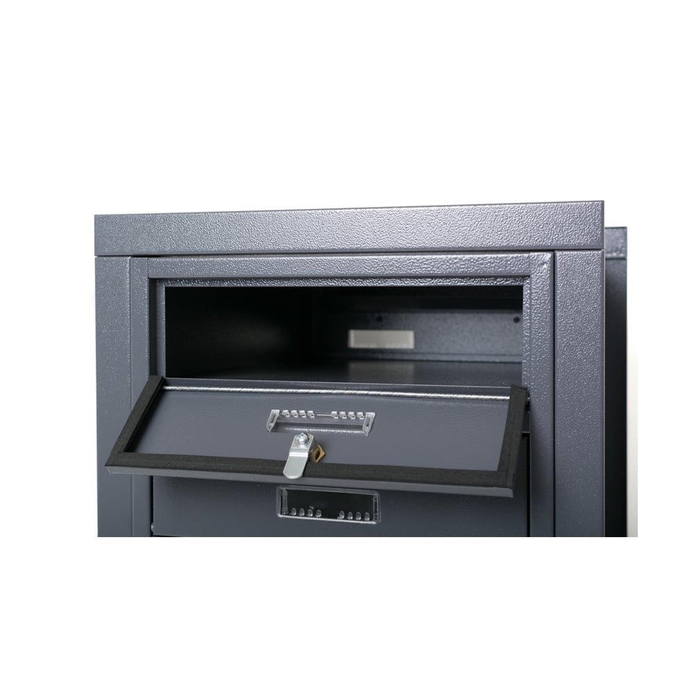 Rear Access Post Box for Flats Internal or External Locking Galvanised ...