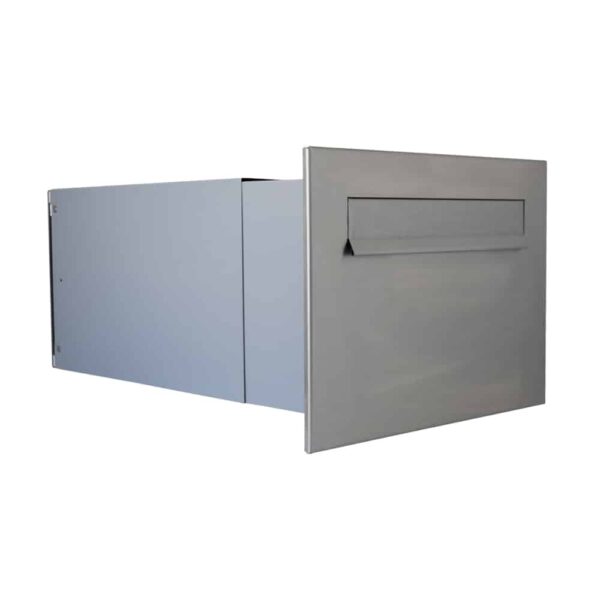 LBD-242 Letterbox | Through The Wall External Letterbox | Brushed Steel