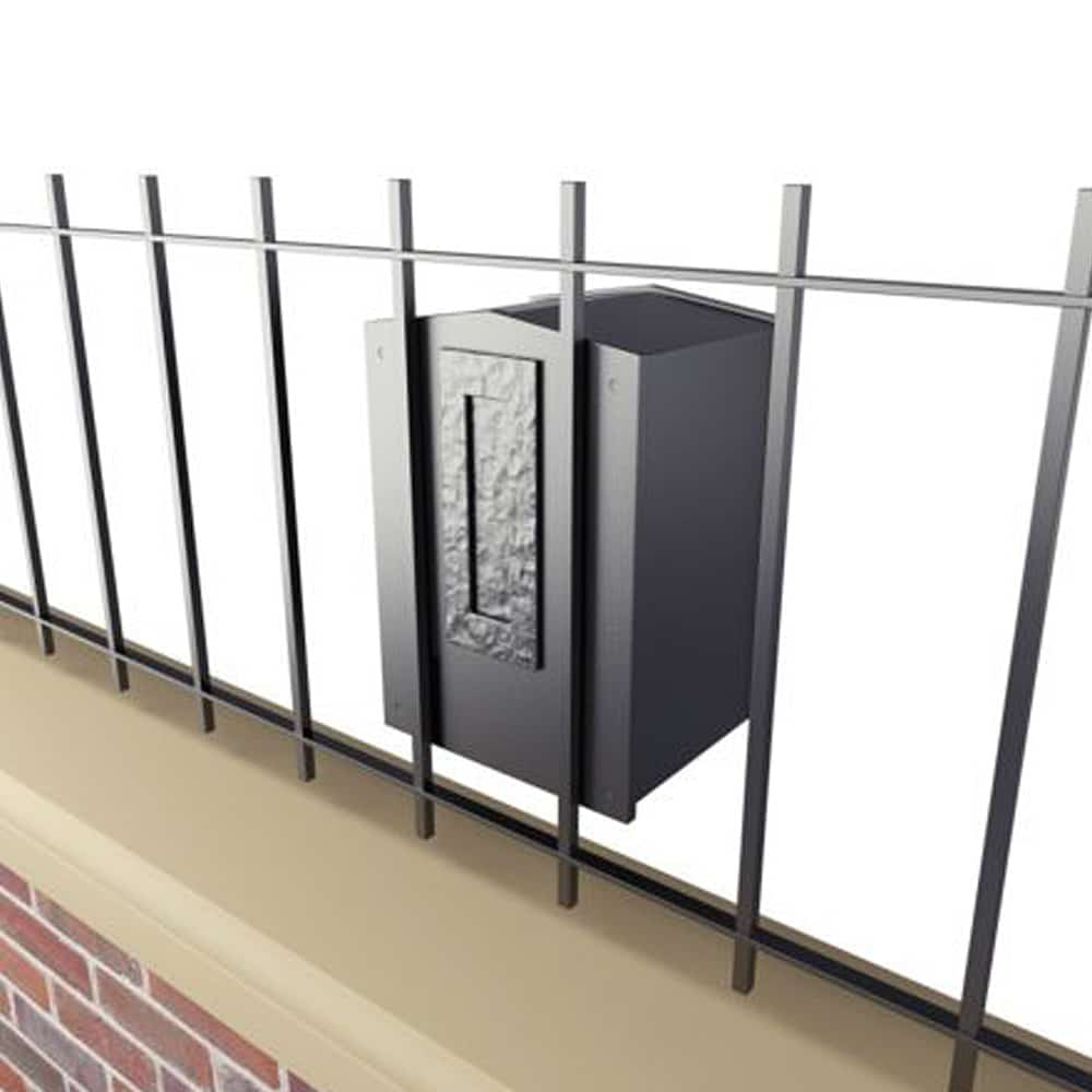 Vertical Letter Slot Gate Mounted External Letterbox Chelsea