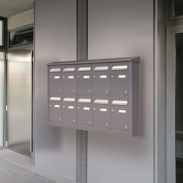 Post Boxes for Flats Serenissima Urbano Multiplo – Dark Grey | Post ...