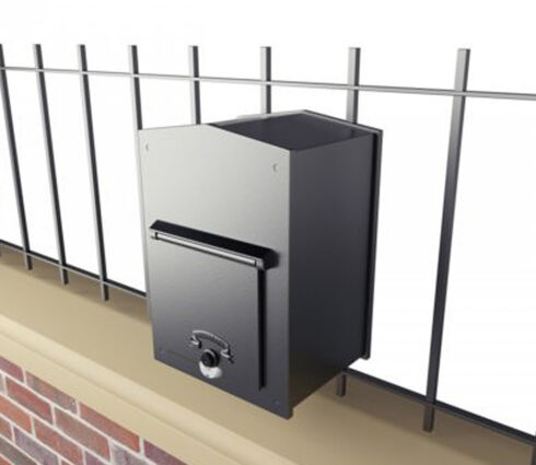 Vertical Letter Slot Gate Mounted External Letterbox Chelsea