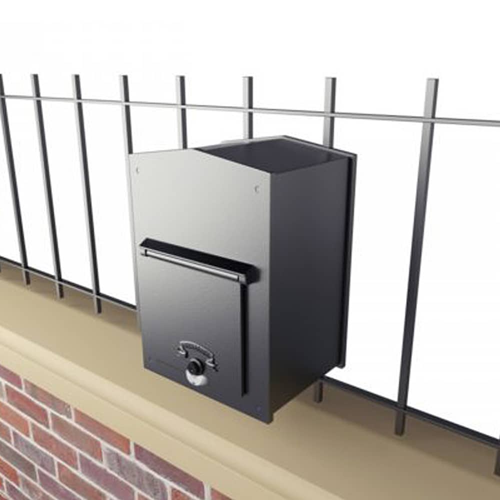 Vertical Letter Slot Gate Mounted External Letterbox Chelsea