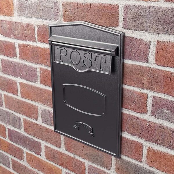 Bloomsbury Through The Wall Cast Aluminium Mailbox | Post Boxes For Sale