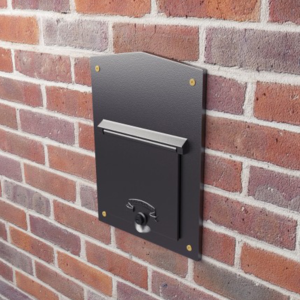 Kingsbury Letterbox Through the Wall Heavy Duty Cast Aluminium Postbox
