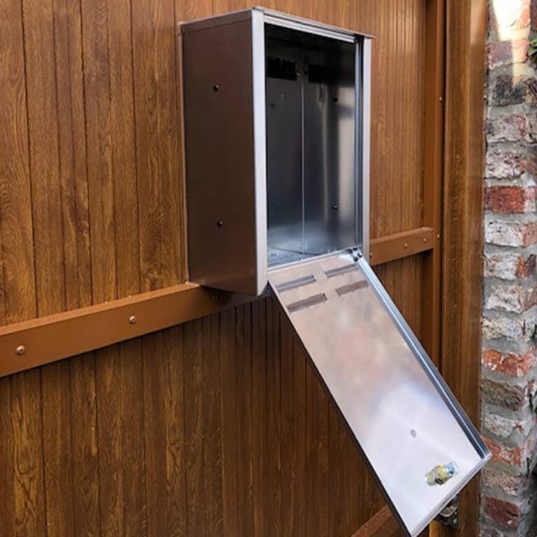 Rear Access Gate Mounted Large Letterbox - Magnum