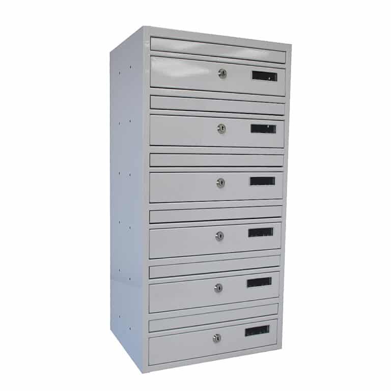 Post Box for Flats Wall Mounted Locking Galvanised Steel - Urban Easy ...