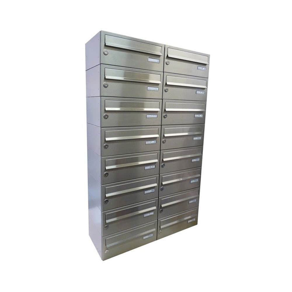 City Hall LBD-015 Internal Wall Mounted Stainless Steel Communal Post ...