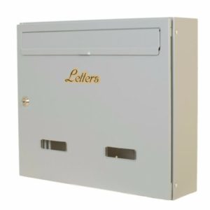 Communal Post Box for Flats Internal or External Locking Galvanised ...