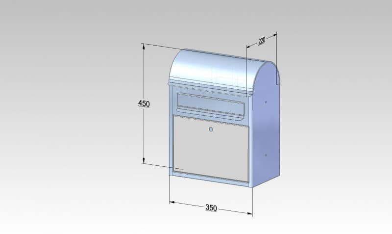 Master External Wall Mounted High Capacity Letterbox | Post Boxes For Sale