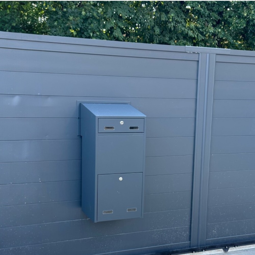 Parcel Post Box for Gates & Fences - Sigma with Rear Access