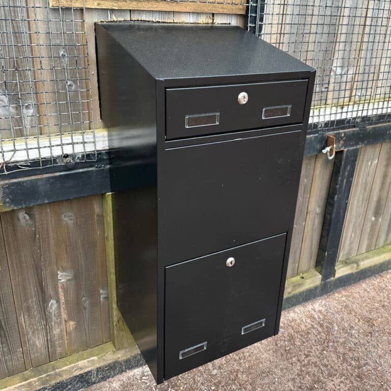 Post and Parcel Box for Gates and Fences - Sigma Rear Access | Post ...