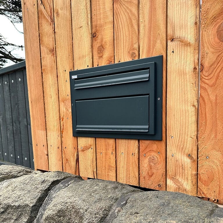 Parcel Post Box for Gates & Fences - Sigma with Rear Access