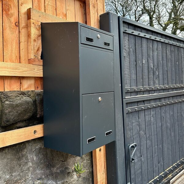 Post and Parcel Box for Gates and Fences - Sigma Rear Access | Post ...