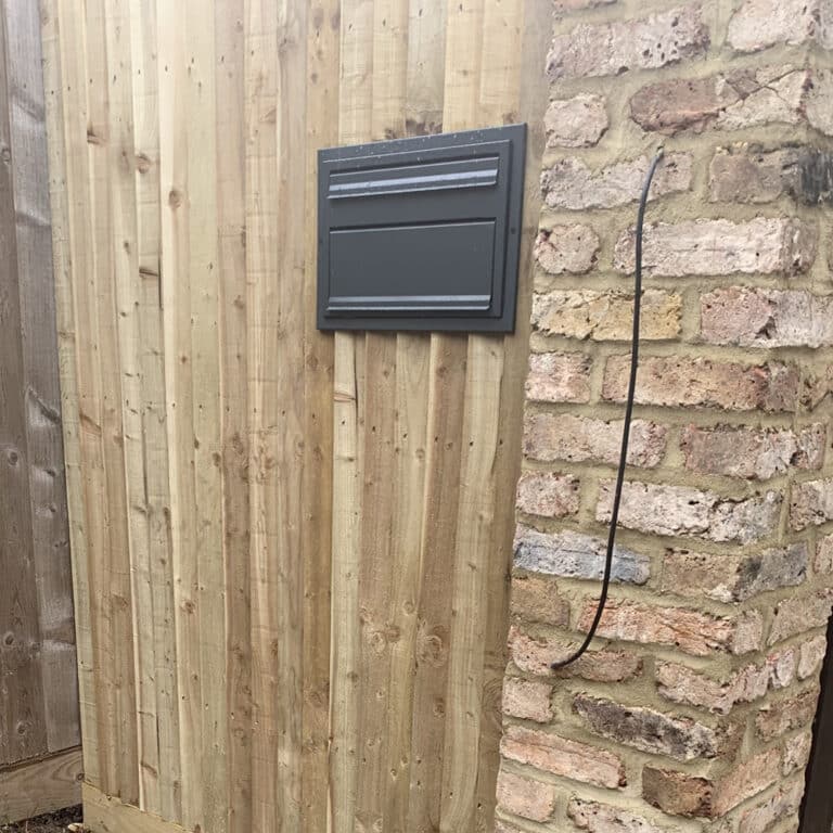 Parcel Post Box for Gates & Fences - Sigma with Rear Access