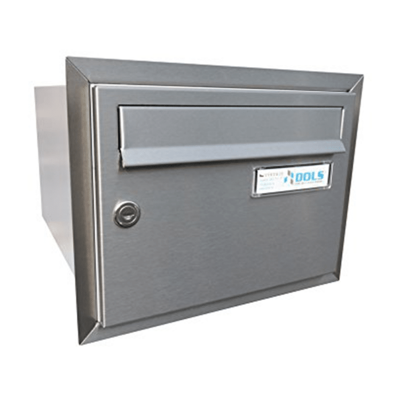 LBD-21 Front Access Recessed Mounted Letterbox with Fitting Trim