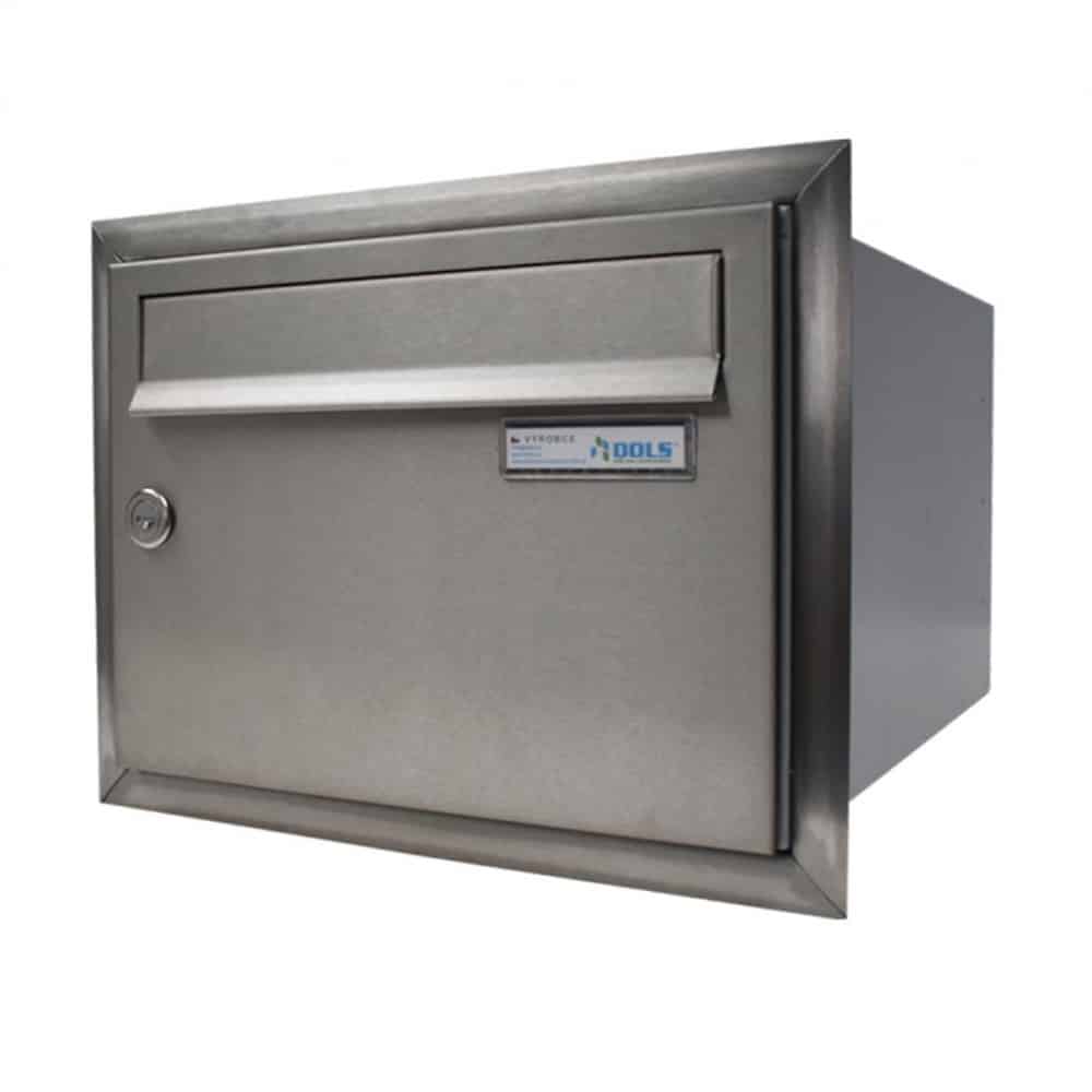 LBD-21 Front Access Recessed Mounted Letterbox with Fitting Trim