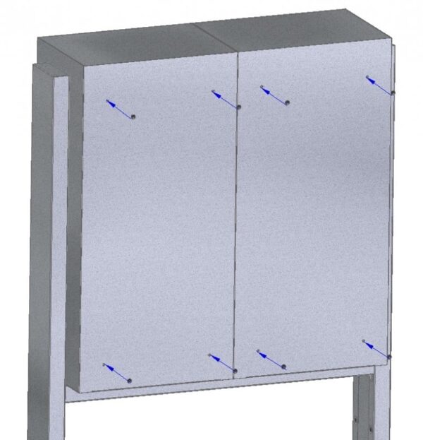 Free Standing Internal Post Boxes for Flats Urban Easy E1 Lite | Post ...