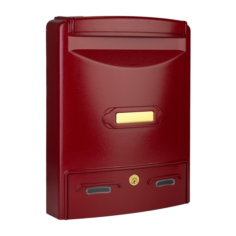 Wall Mounted Post Box Large Locking Cast Aluminium - Europa Maxi | Post ...