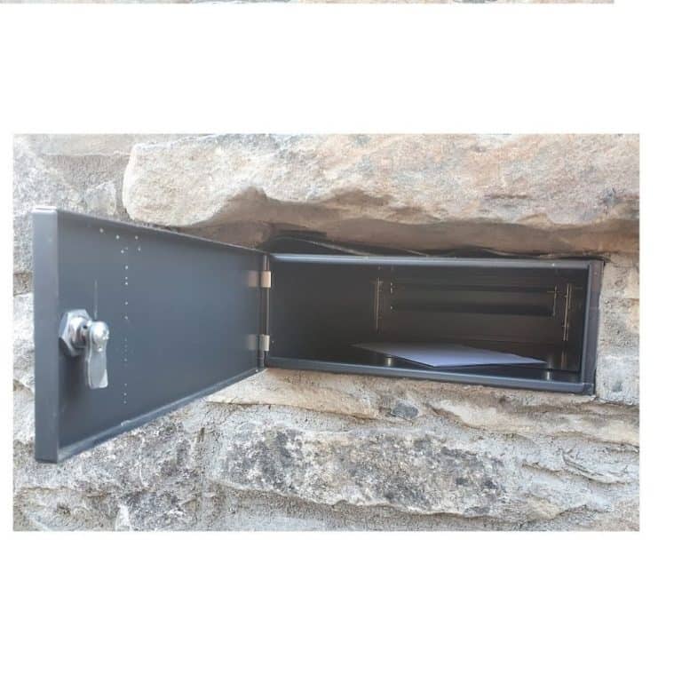 D-041 Powder Coated Telescopic Through The Wall Letterbox