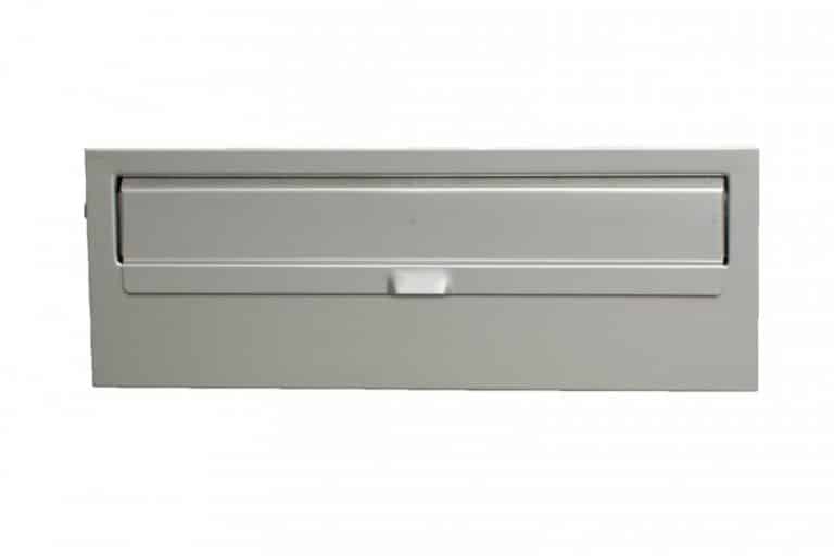 Through Wall Letterbox Locking Weatherproof Galvanised Steel - SM