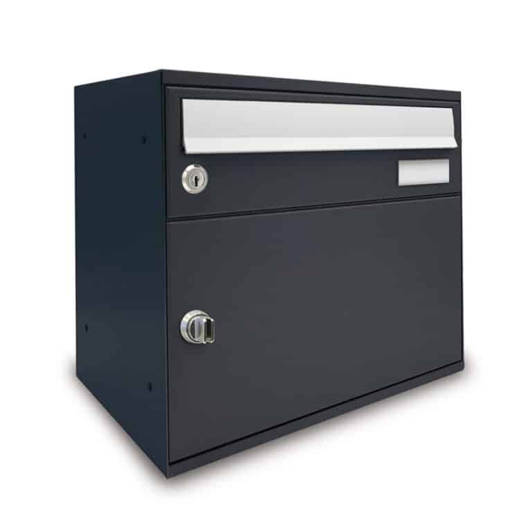Wall Mounted Post Boxes for Flats Locking Galvanised Steel - Urban Easy ...