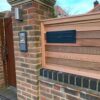 Gatehouse W3-4 Large Gate Letterbox Rear Access With Trim | Post Boxes ...
