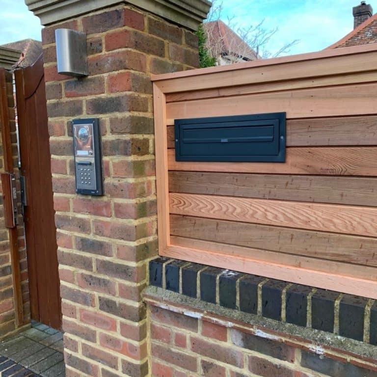 Gatehouse W3-4 Large Gate Letterbox Rear Access With Trim | Post Boxes ...