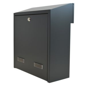 Gatehouse W3-3 Large Post Box For Gates & Fences Rear Access | Post ...