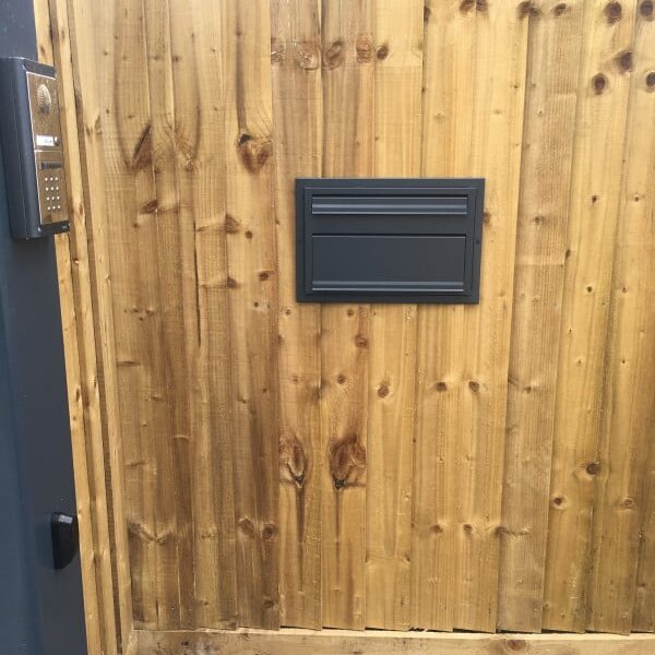 Post and Parcel Box for Gates and Fences - Sigma Rear Access | Post ...