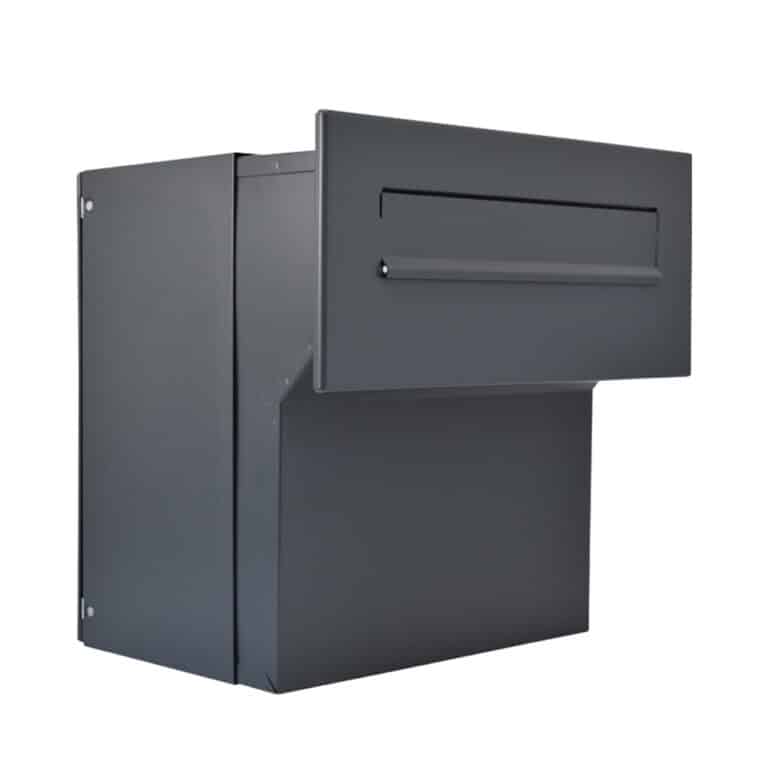 LFD-042 Through the Wall Telescopic Letterbox Dark Grey | Post Boxes ...