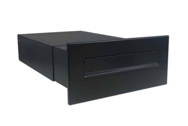LBD-042 Telescopic High Capacity Through Wall Letterbox in Dark Grey