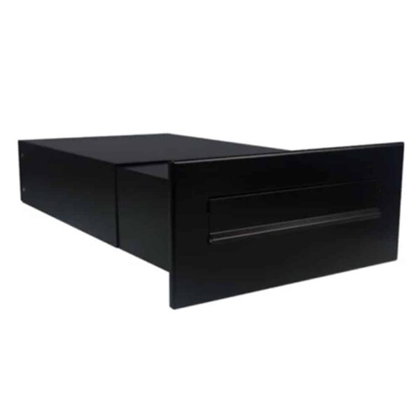 LBD-042 Telescopic High Capacity Through Wall Letterbox in Dark Grey