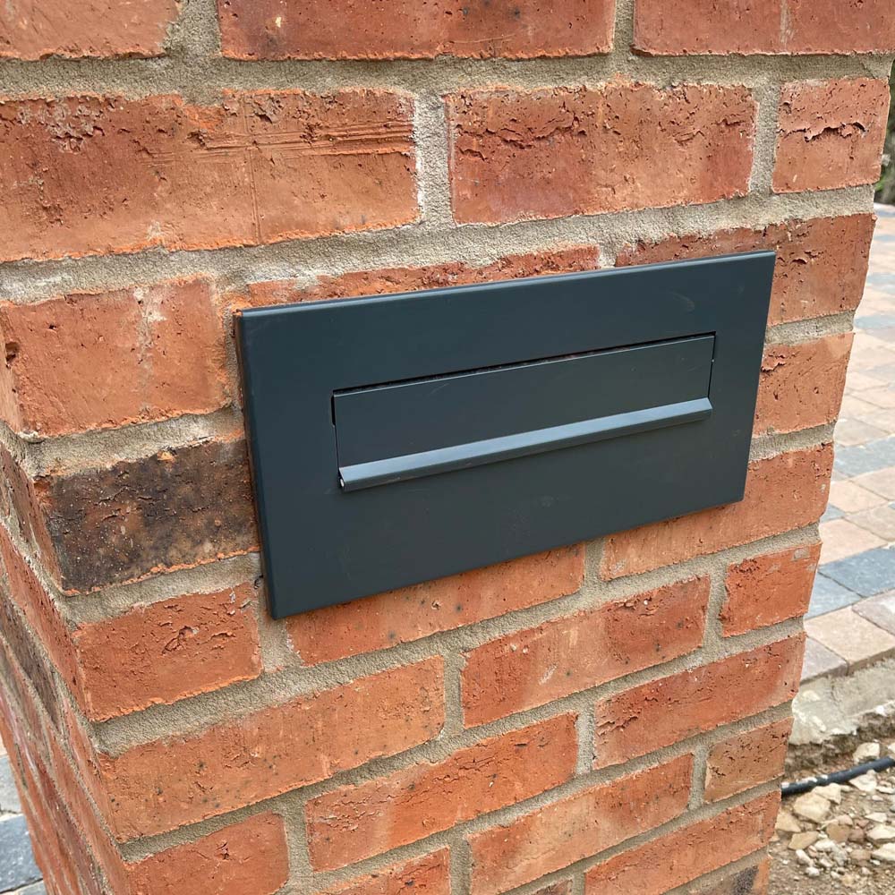 LDD-042 Telescopic High Capacity Through Wall Stainless Steel Letterbox