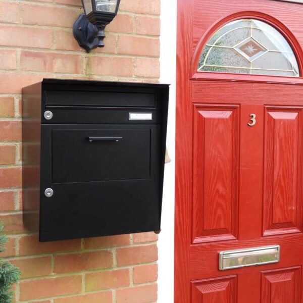 Wall Mounted Parcel Box for Home Outdoor Locking Weatherproof ...
