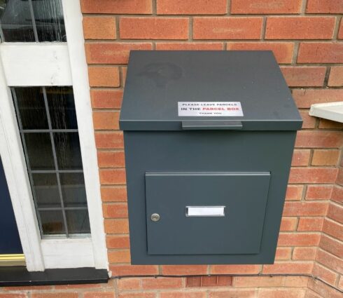 Delta M External Wall Mounted Parcel Drop Box | Post Boxes For Sale