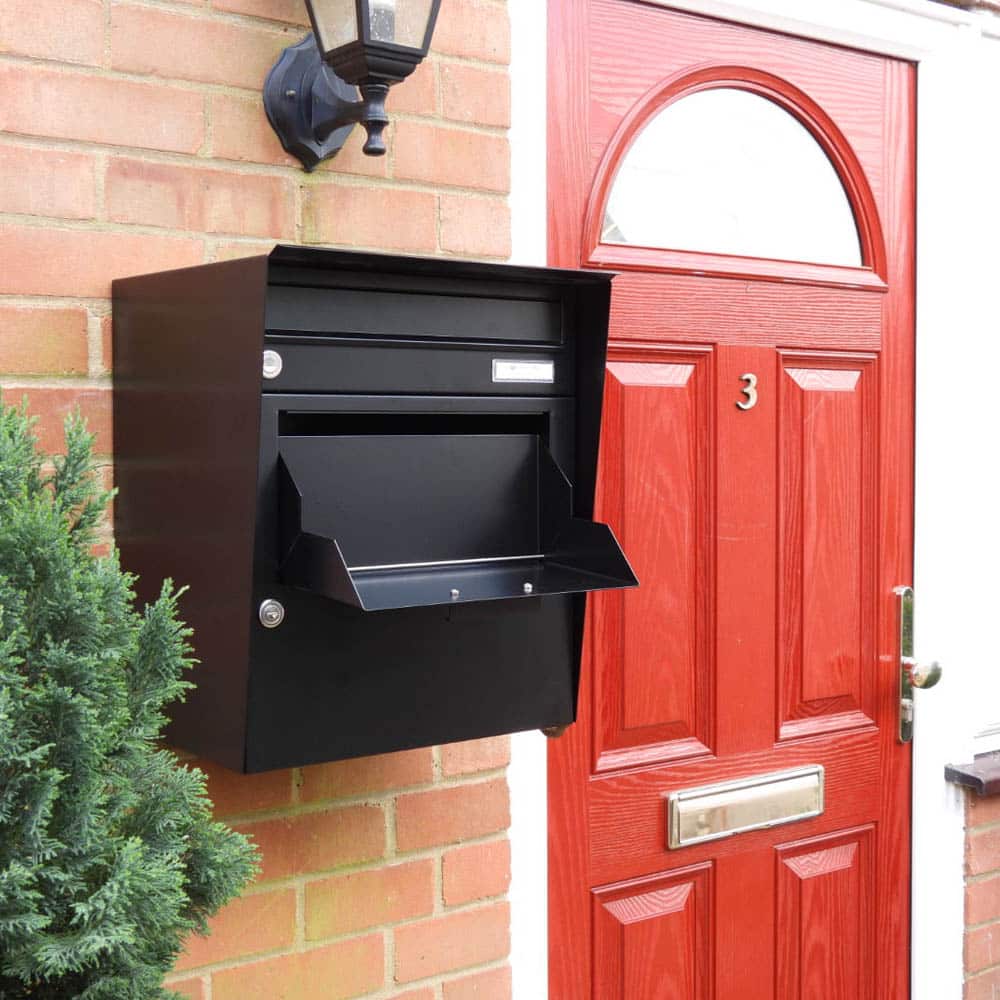 Wall Mounted Parcel Box for Home Outdoor Locking Weatherproof ...
