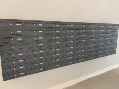 Post Box for Flats Wall Mounted Locking Galvanised Steel - Urban Easy ...