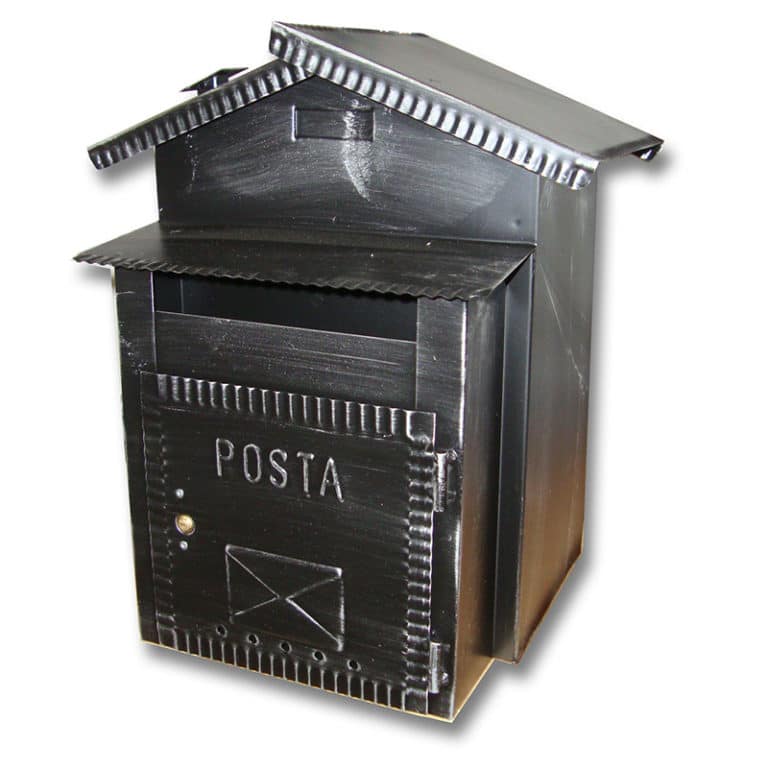 Rustic XL Wall Mounted Post Box with Parcel Compartment | Post Boxes ...