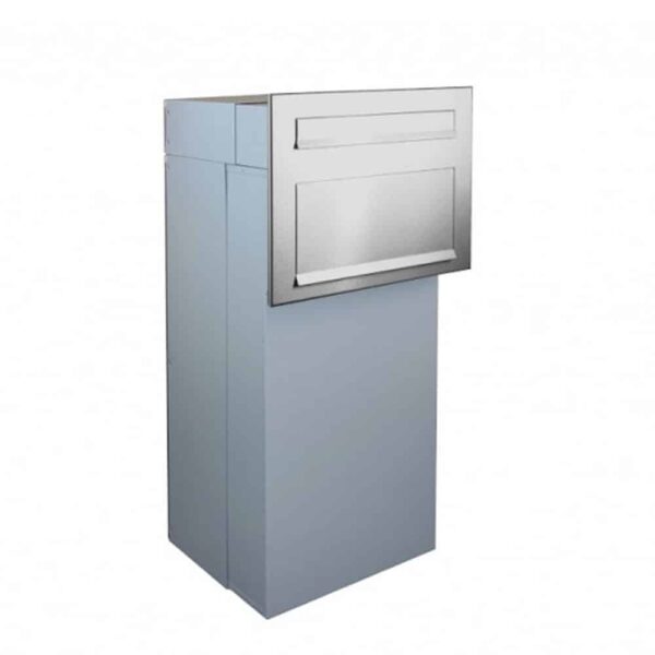 Through The Wall Telescopic Parcel Box Omega Stainless Steel | Post ...