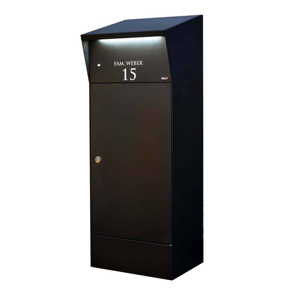 Free Standing Parcel Box | Allux Bjørn Secure Parcel Box