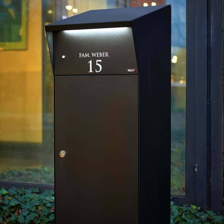 Free Standing Parcel Box | Allux Bjørn Secure Parcel Box