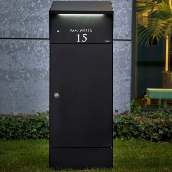 External Wall Mounted Parcel Box Beta With Integrated Letterbox | Post ...