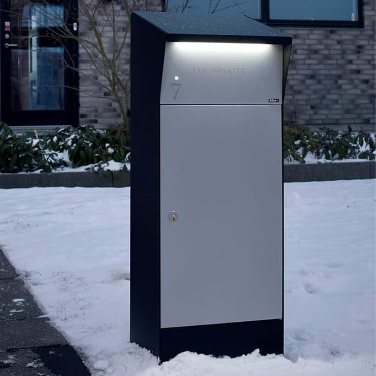 Free Standing Parcel Box | Allux Bjørn Secure Parcel Box